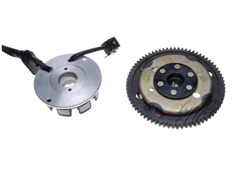 Stator (navitje) z magnetom vžigalne naprave WM AM6 2T 50ccm