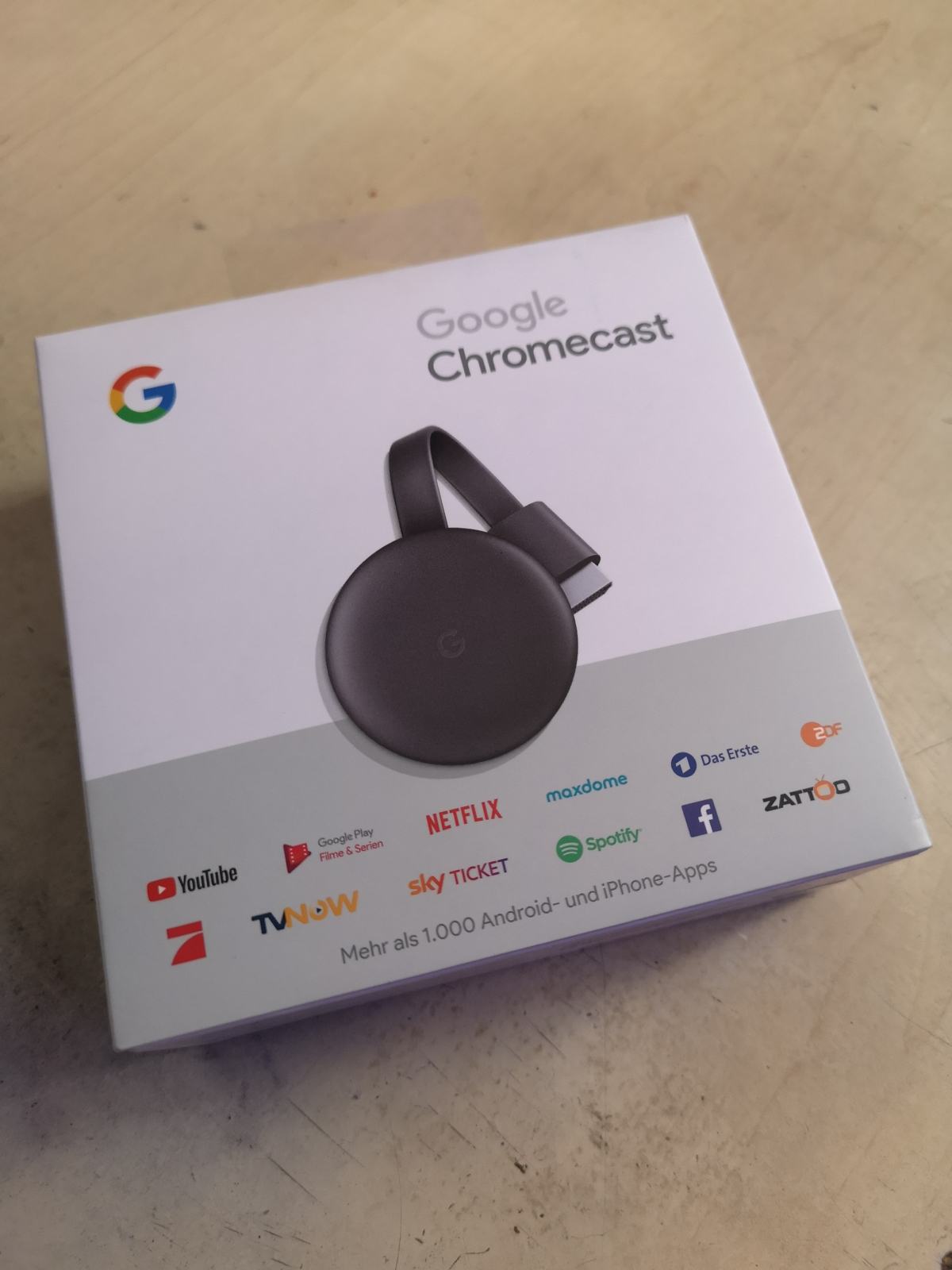 GOOGLE CHROMECAST 3 1080p BLACK