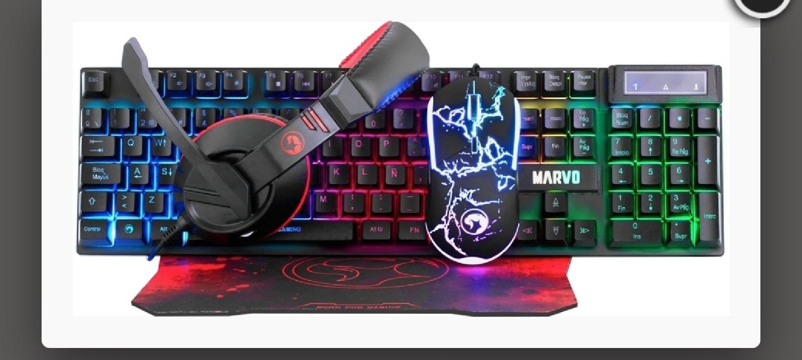 Marvo gaming komplet