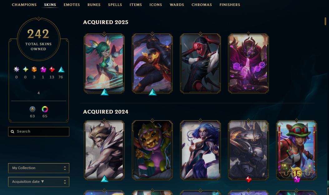 Prodam lol account