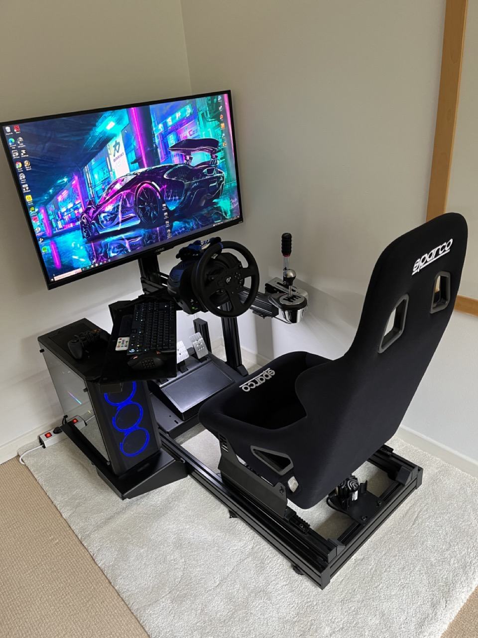 Sim Lab GT1EVO Sim rig racing cockpit + dodatki