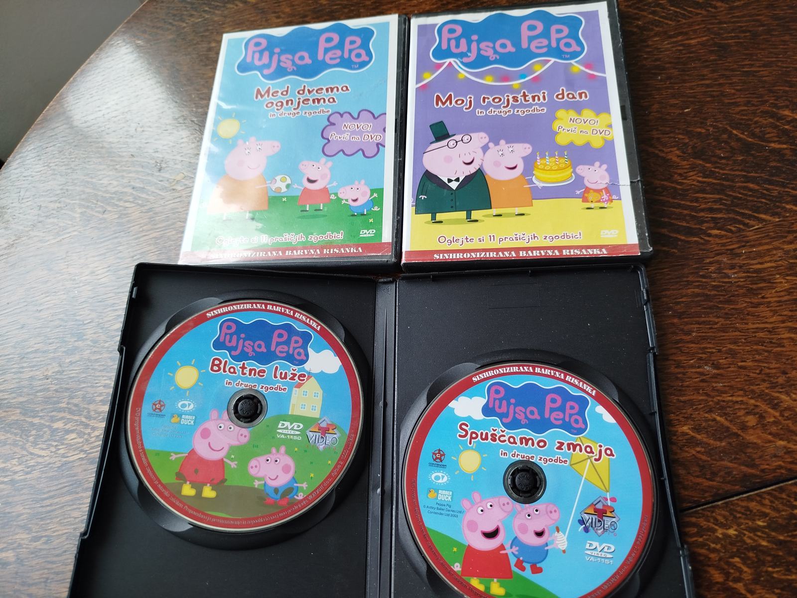 DVD Pujsa PePa, 4 kom