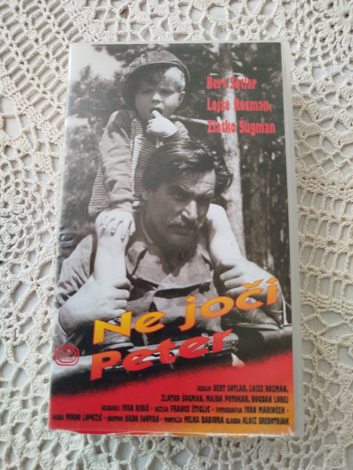 VHS kaseta Ne joči Peter, film