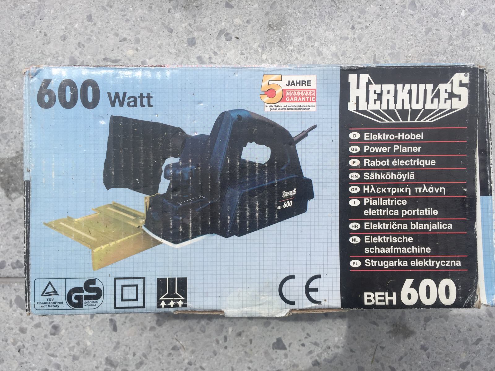 Električni skobeljnik Herkules BEH 600