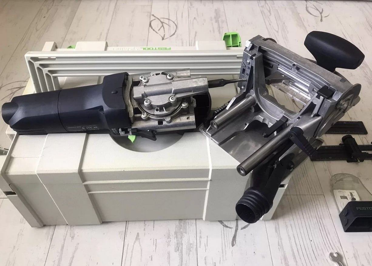 Festool DF 500 za rezanje čepov (Q-SET) in Domino systainer