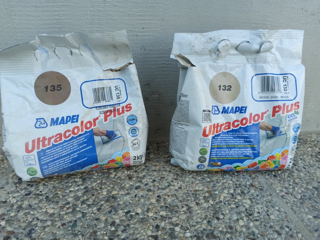 Mapei 132, 135 fugirna masa