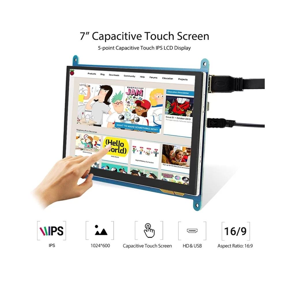 7 inch ZASLON NA DOTIK - TOUCH SCREEN
