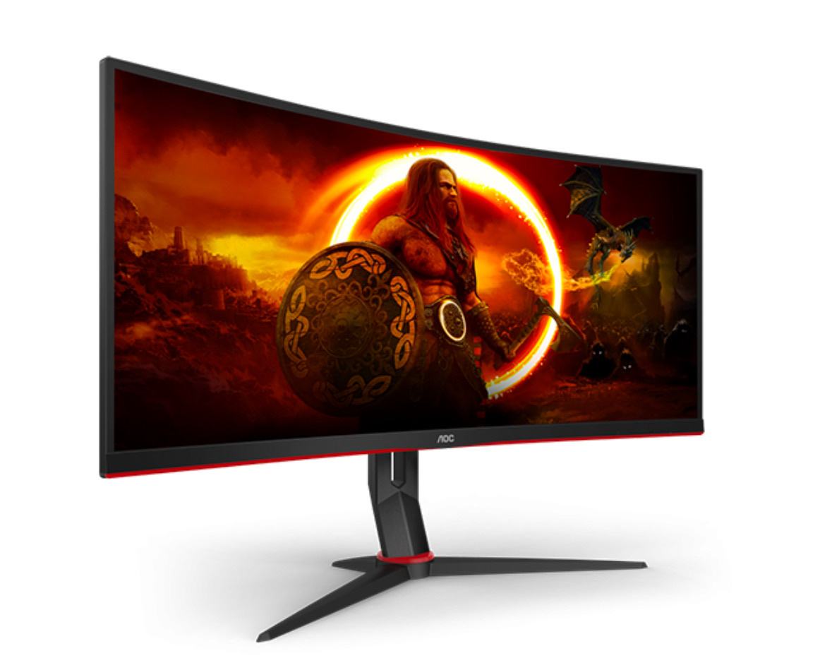 AOC CU34G2X 34 UW QHD 144 Hz ukrivljen gaming monitor