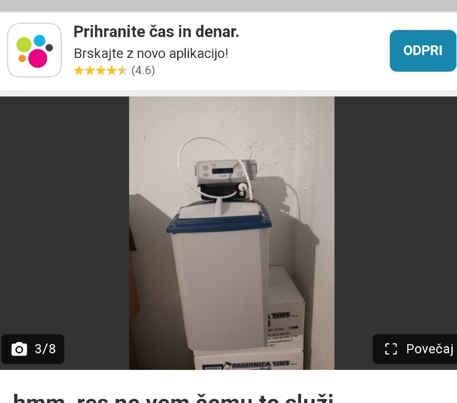 aparate ki so za mehčanje vode