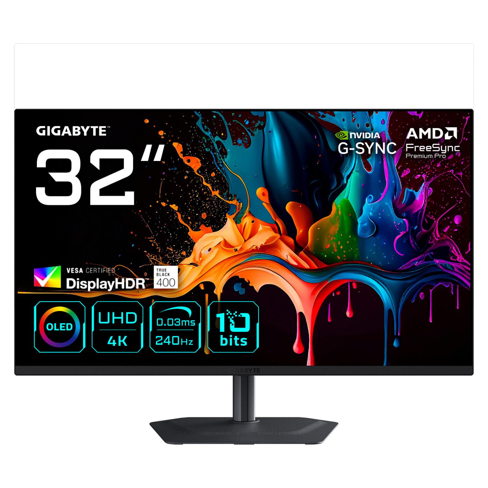 GIGABYTE MO32U2 OLED 4K UHD igralni monitor 80 cm (31,5)