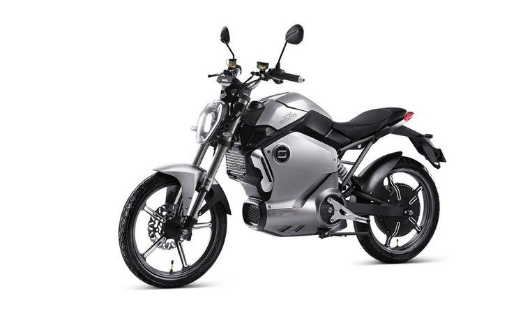 Električno motorno kolo Super Soco TS1200R, srebrne barve, 2023 l.