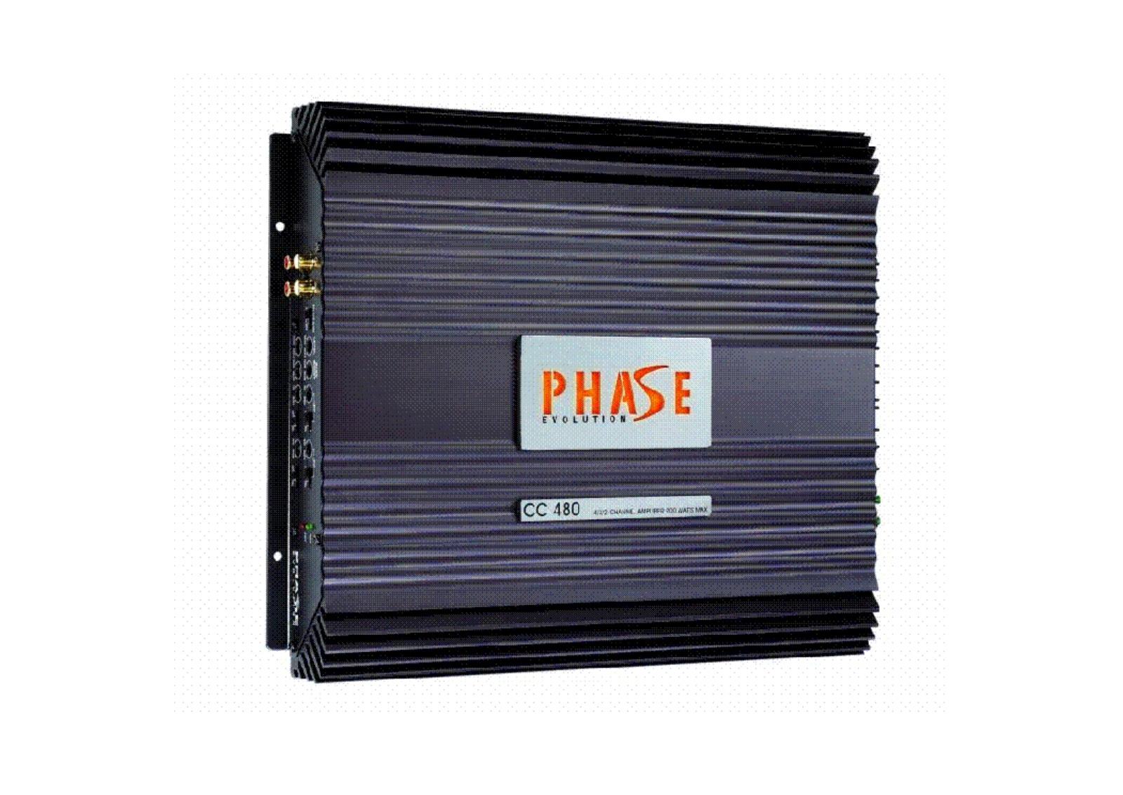Avto ojačevalec 900 W, Phase Evolution CC 480