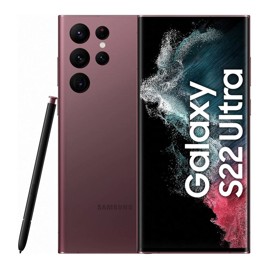 Samsung S908 S22 ultra 256GB/12GB Dual SIM BURGUNDY