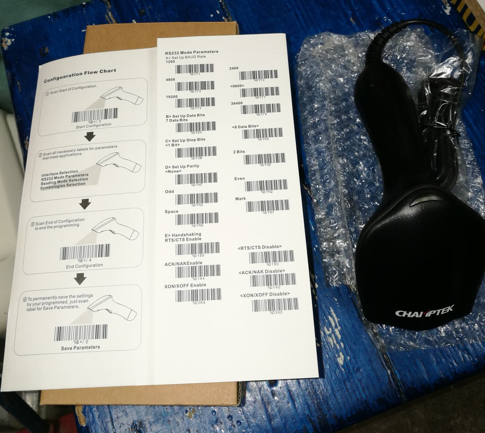 ČITALEC BARCODE CHAMPTEK