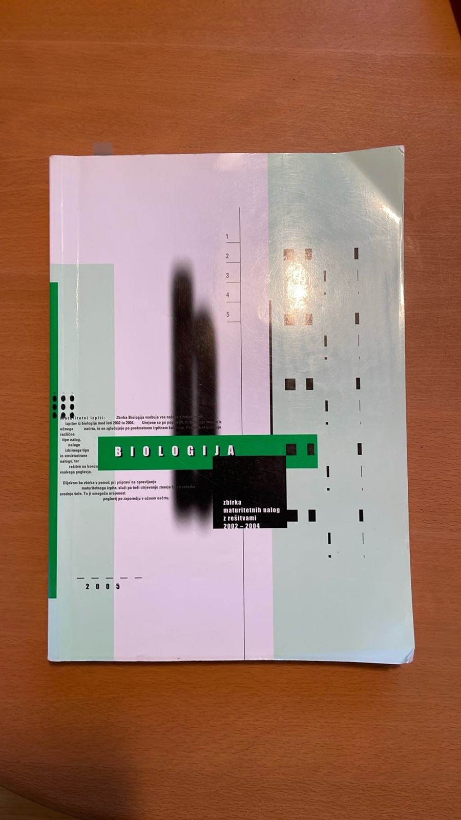 BIOLOGIJA - zbirka maturitetnih nalog z rešitvami 2002-2004