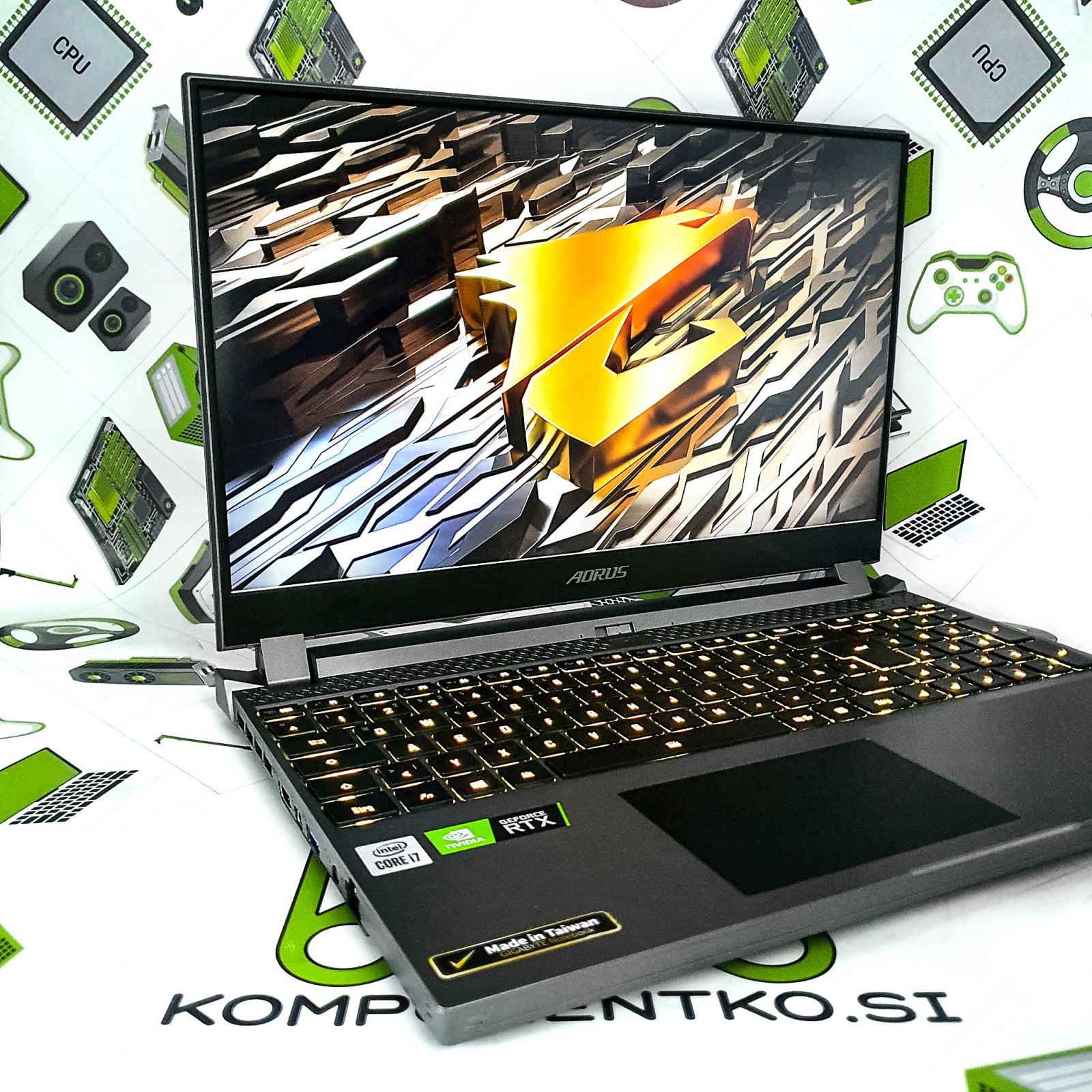 PRENOSNIK / GIGABYTE AORUS 15P WB / RTX 2070 8GB / i7 10750H / 144HZ