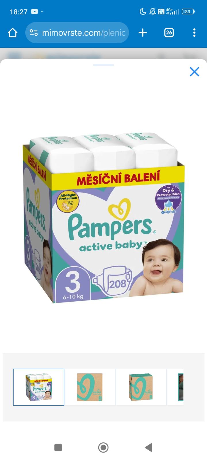 Plenice Pampers/Bambo