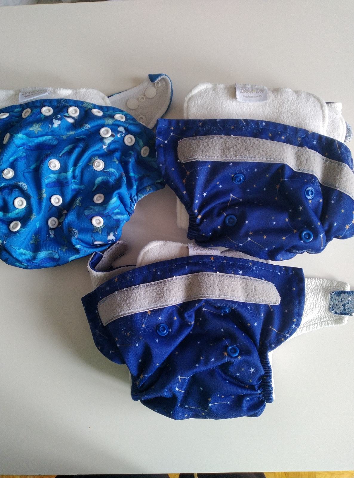 Pralne plenice za novorojenčka - komplet