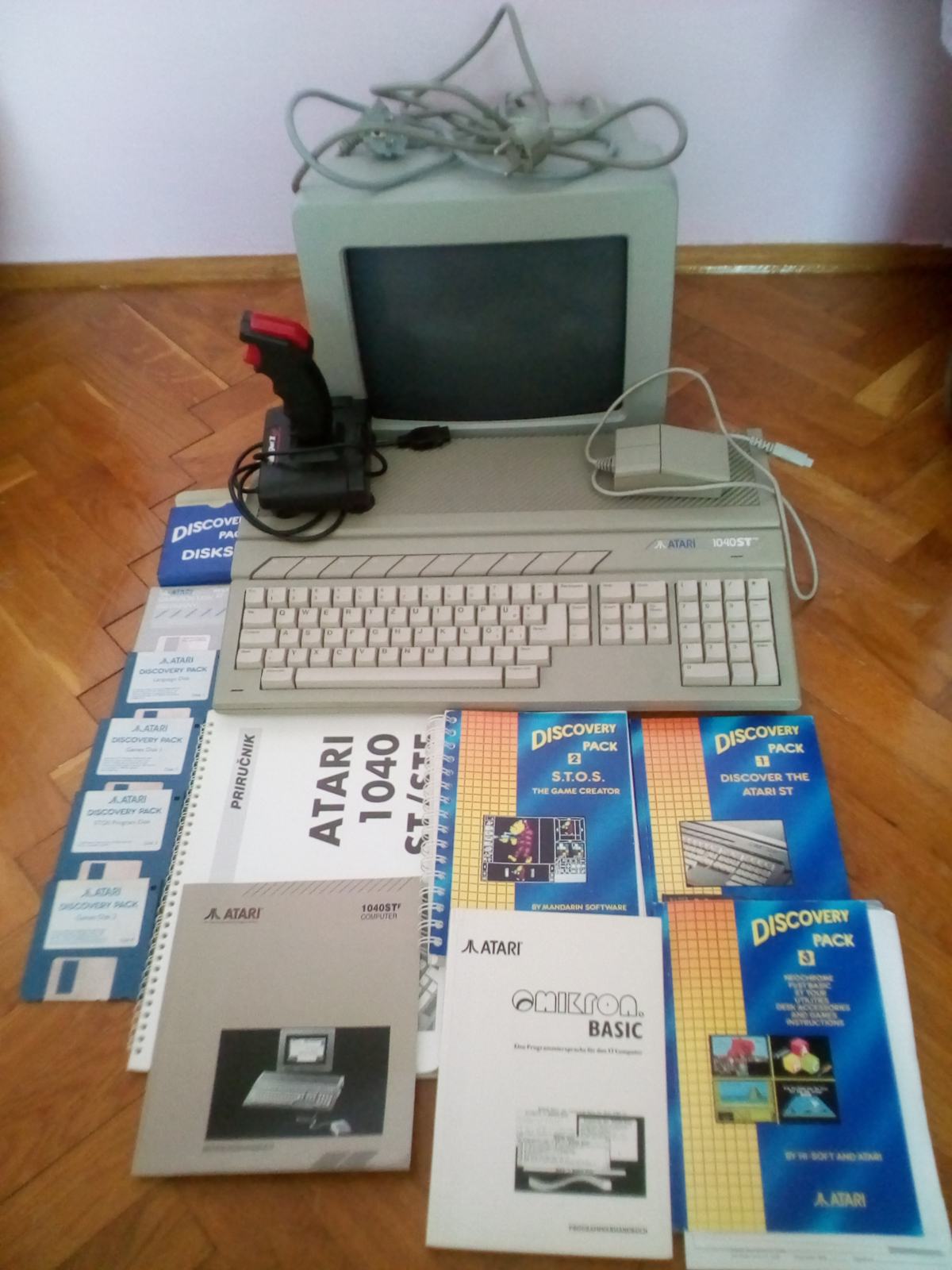 Atari 1040 ST,original komplet