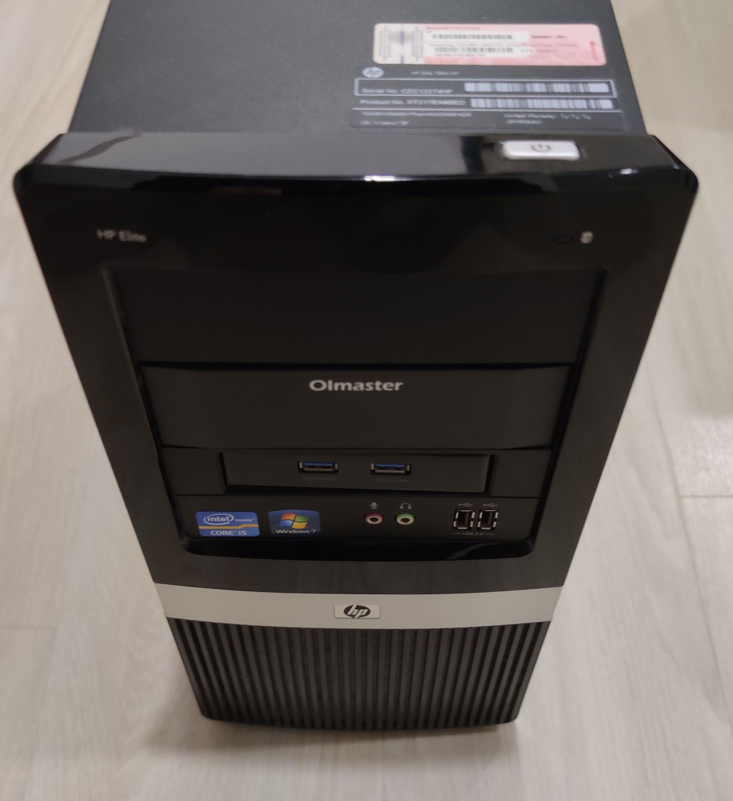HP Elite 7200 MT, i5 2400, 12 GB Ram, GeForce 9600 GT 1GB, 320 GB Disk