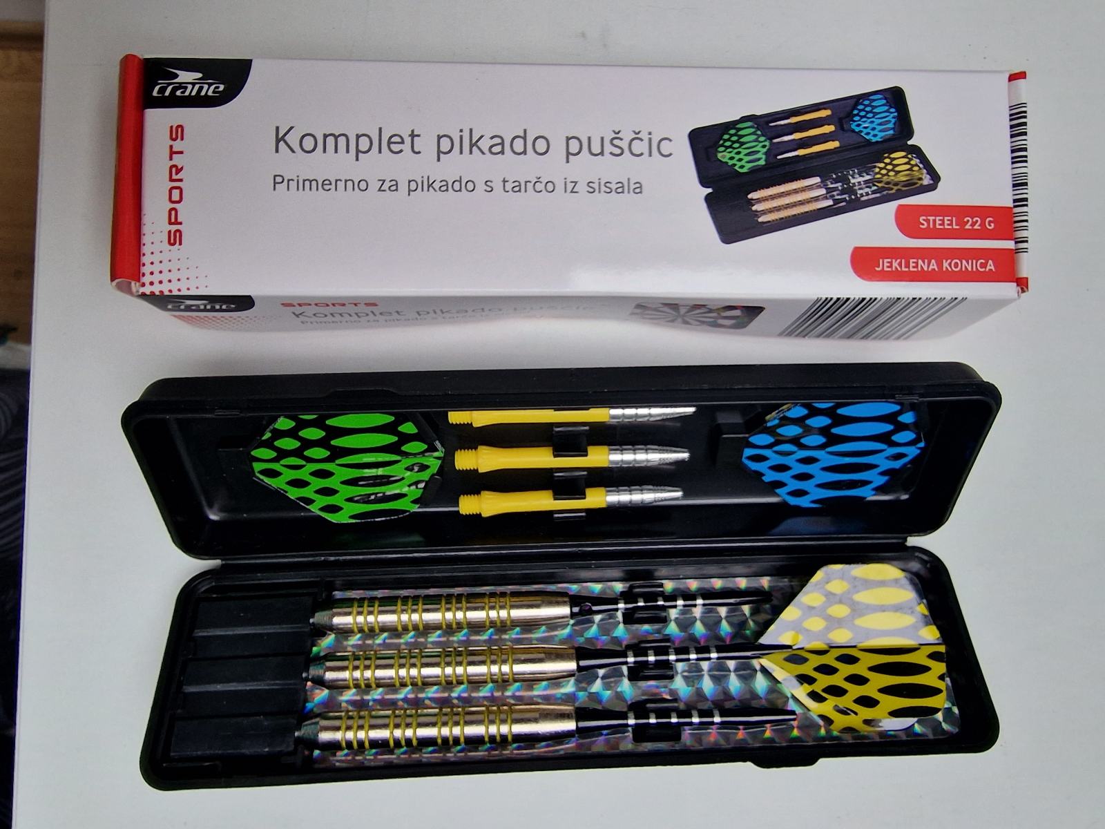 Pikado puščice kovinske - komplet NOVO