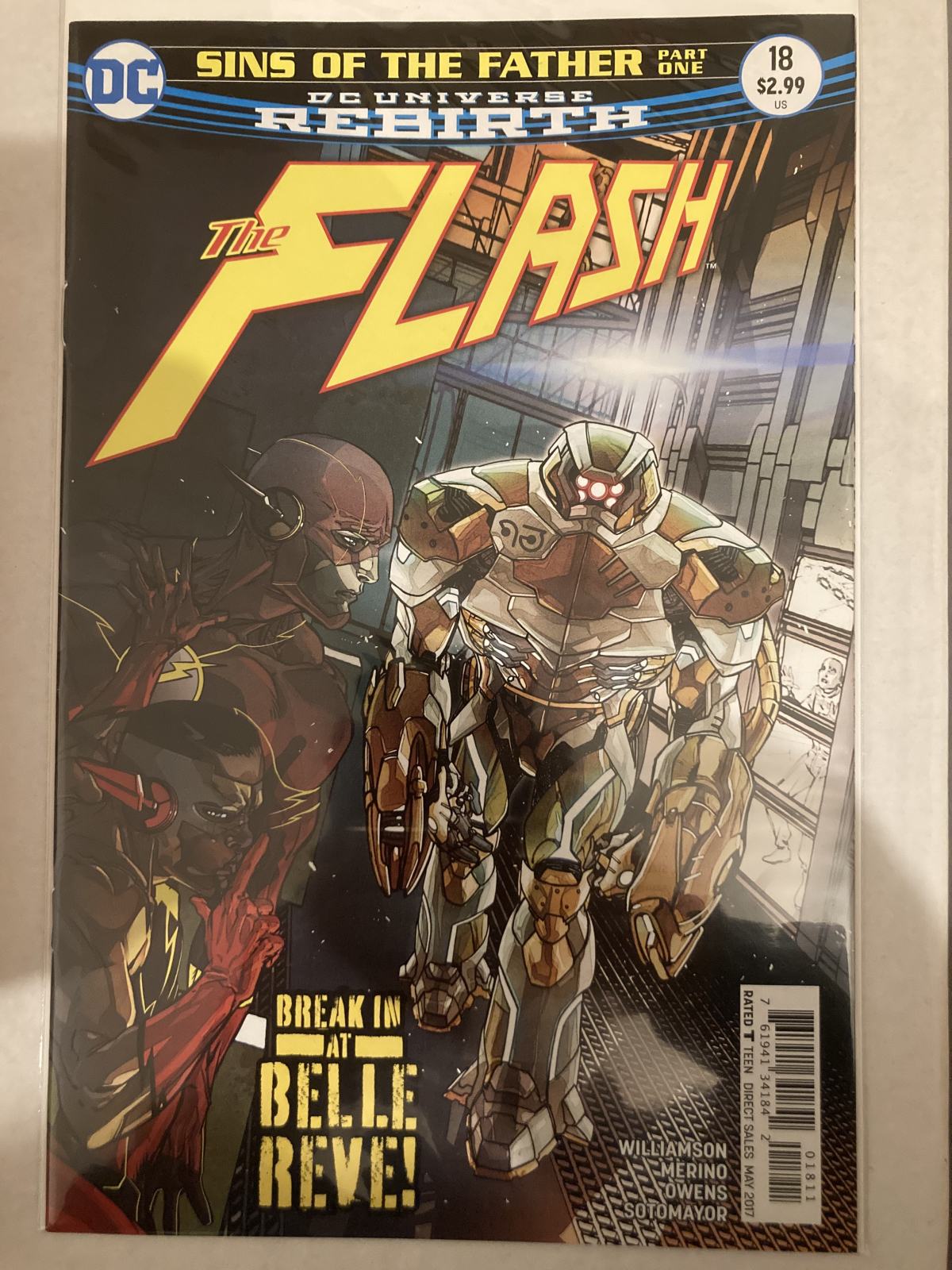 THE FLASH REBIRTH #18 2017 STRIPI/COMICS