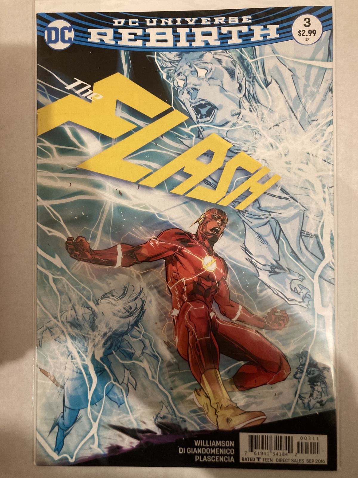 THE FLASH REBIRTH #3 2016 STRIPI/COMICS