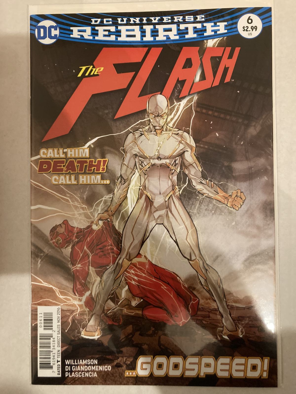 THE FLASH REBIRTH #6 2016 STRIPI/COMICS