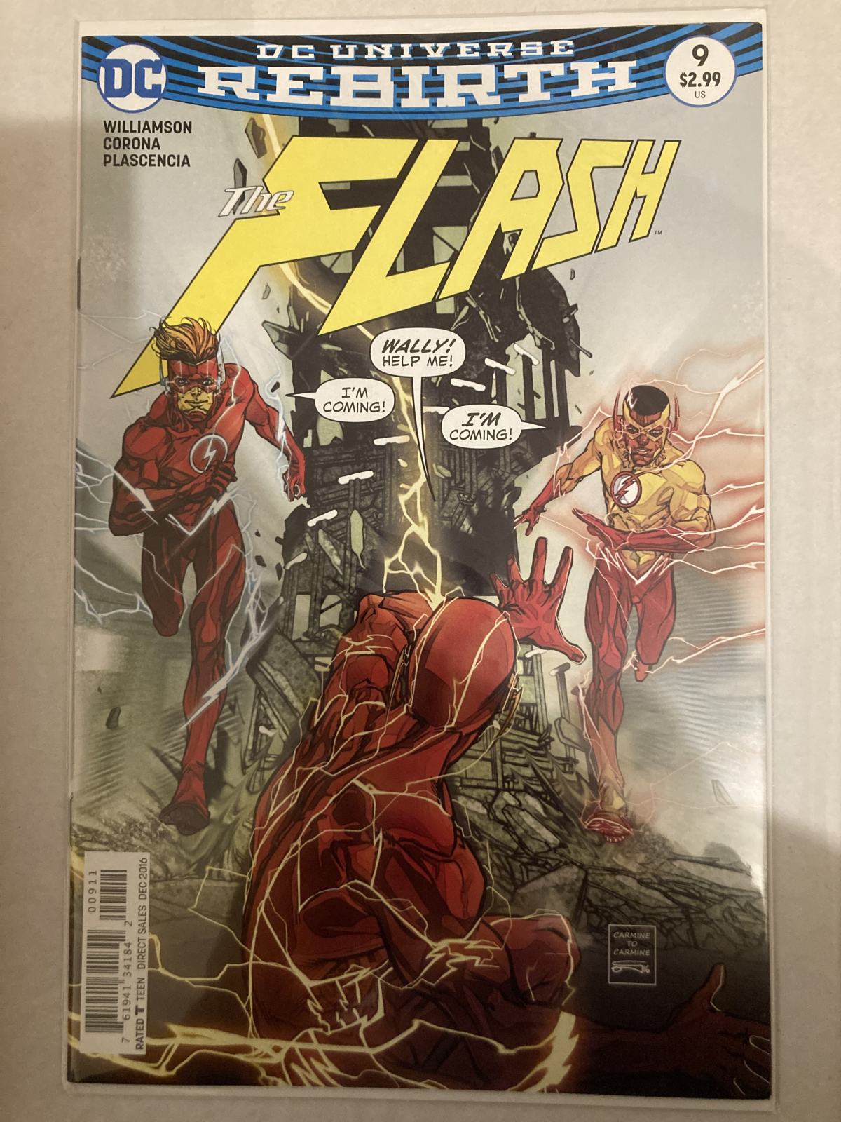 THE FLASH REBIRTH #9 2016 STRIPI/COMICS