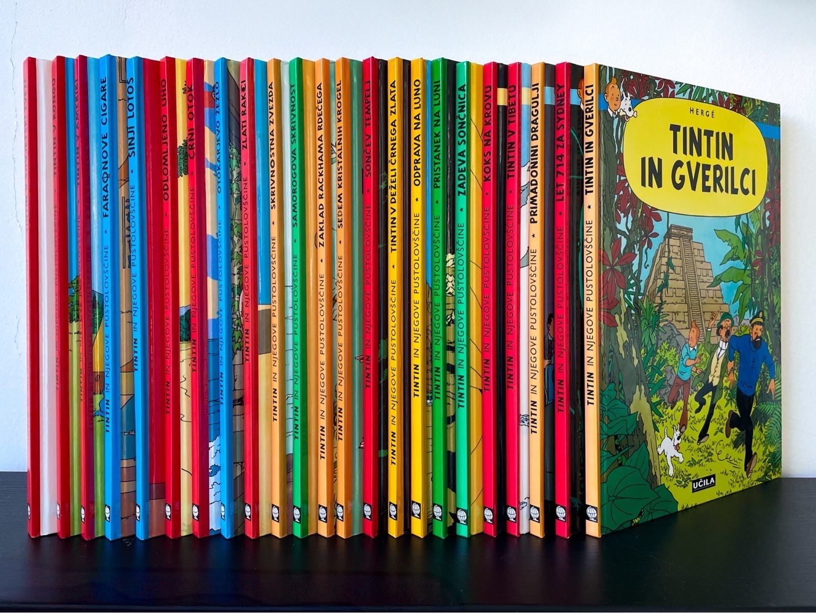Tintin, kompletna zbirka - 1. izdaja