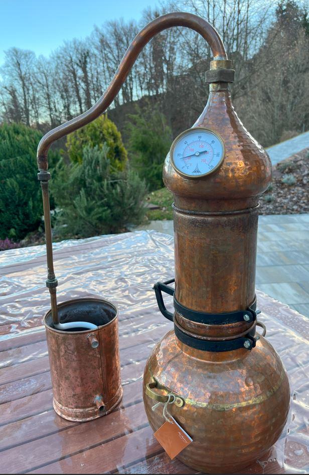 BAKRENI DESTILATOR ALEMBIK Z VRATOM - PREMIUM (5 L)