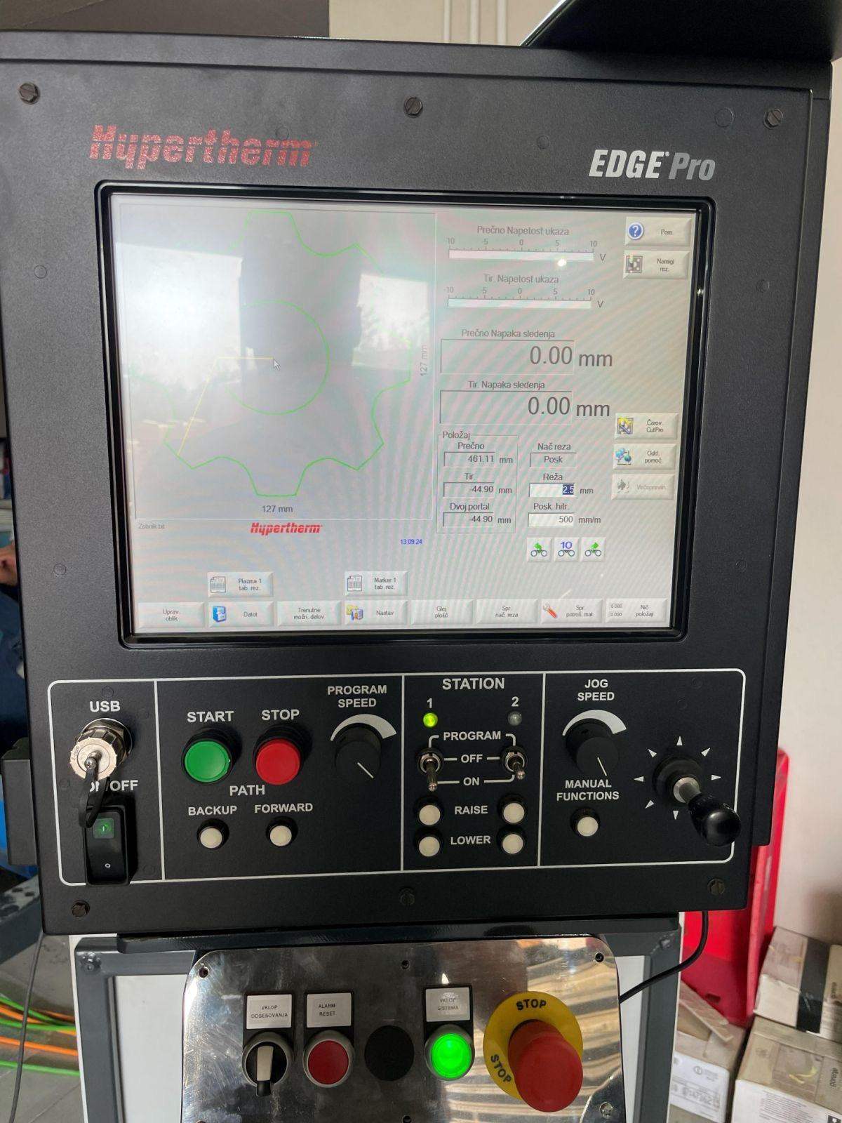 Hypertherm EDGE Pro HyPath CNC - DEMO ENOTA