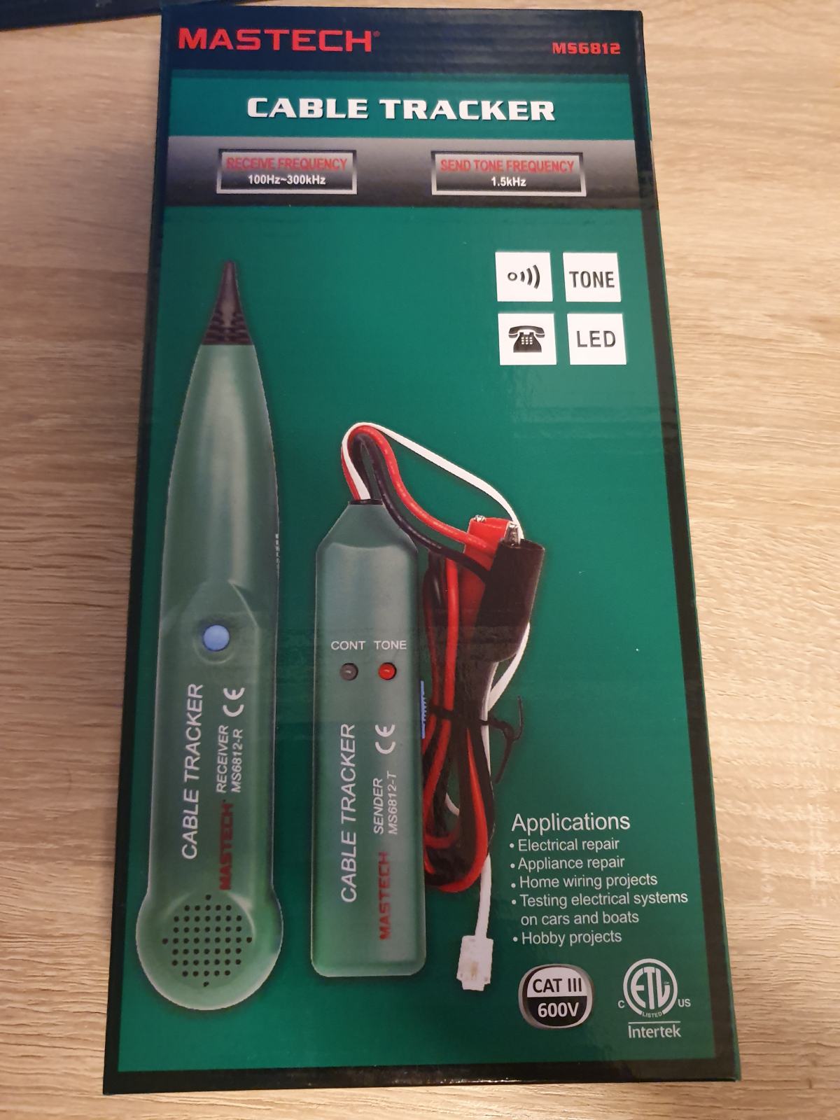 Iskalnik/iskalec kablov in vodnikov , cabel tracker NOV, VRHUNSKI