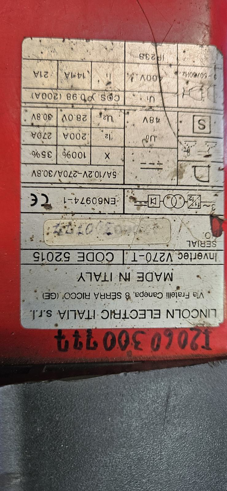 Lincoln Electric Invertec V270-T Pulse