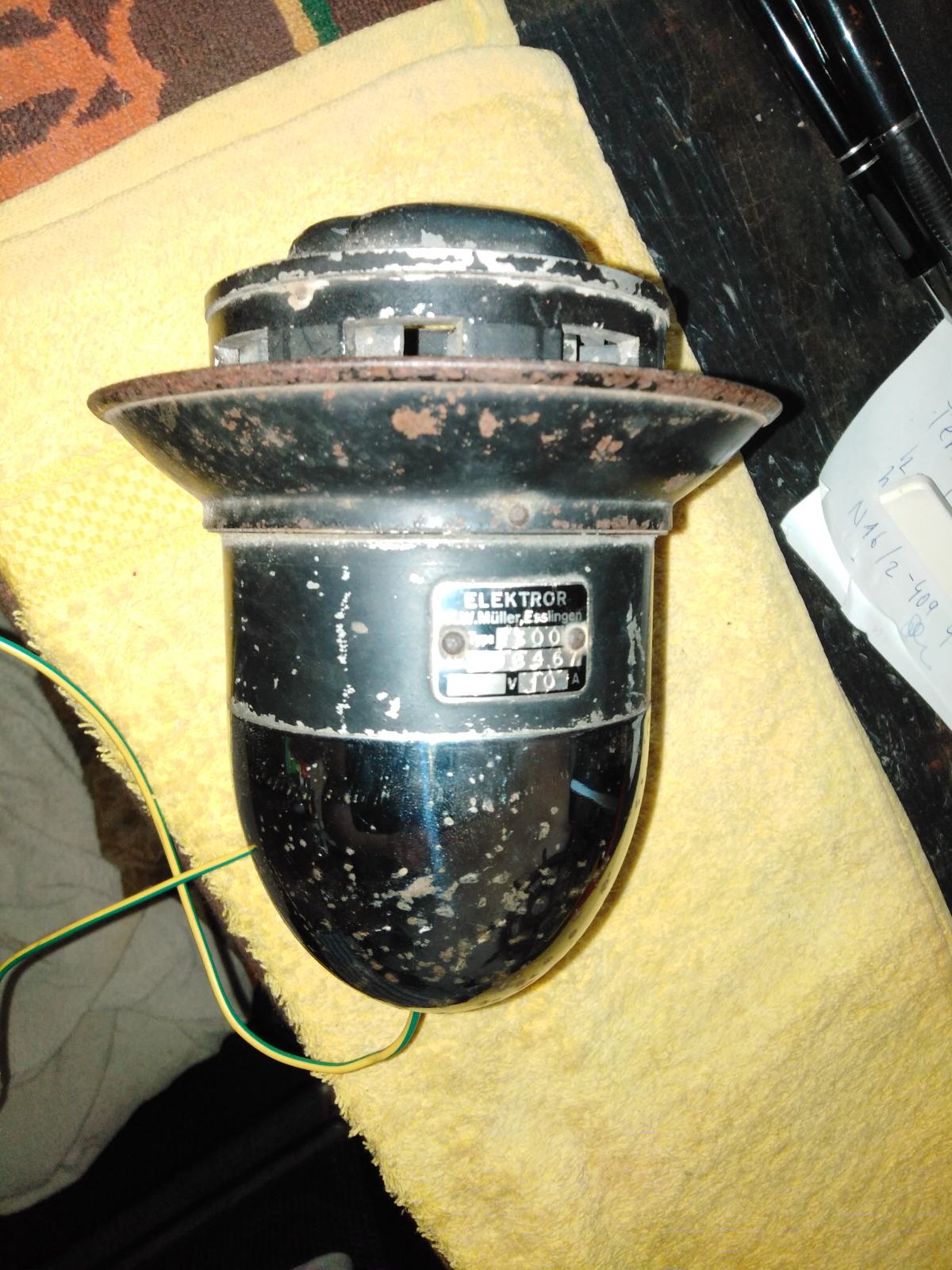 Sirena Oltimer Elektror Firma W Müller Esslingen FS 00 12 volt