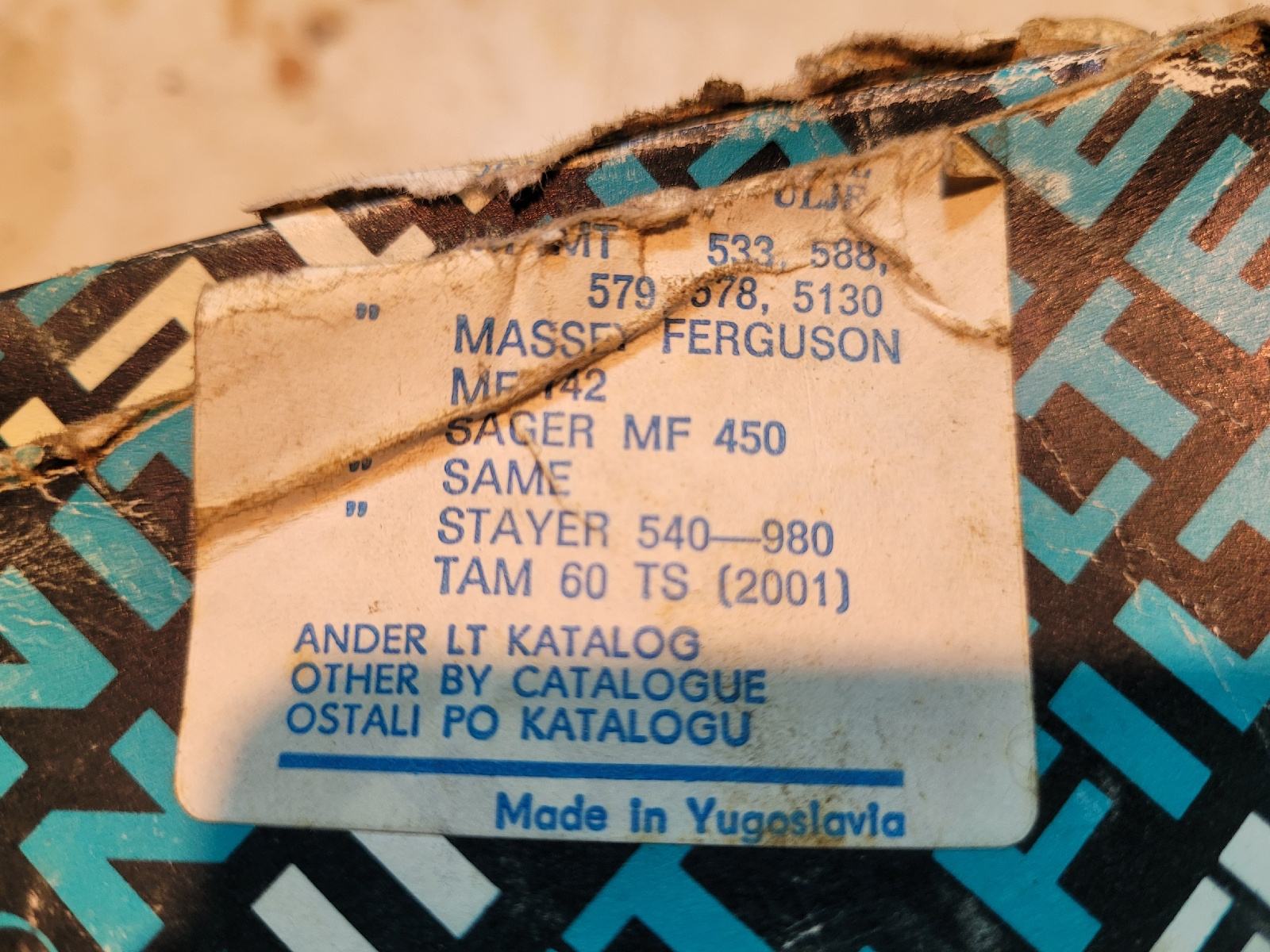 filter za olje traktor