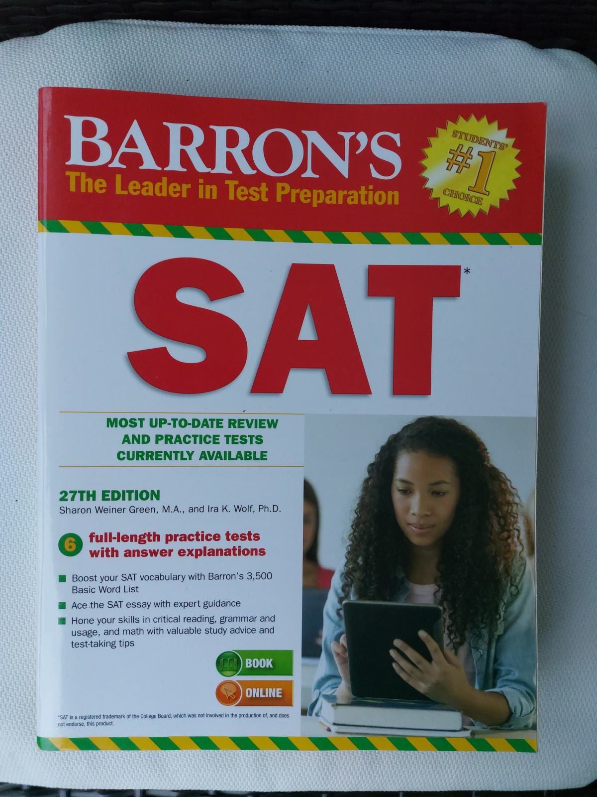 Barrons SAT Twenty-seventh Edition Sharon Weiner Ira K.
