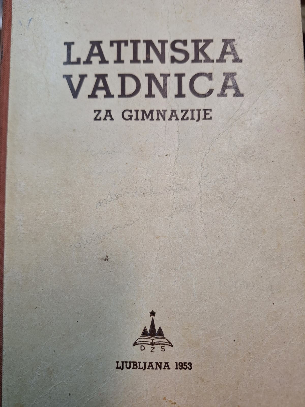LATINSKA VADNICA ZA GIMNAZIJE