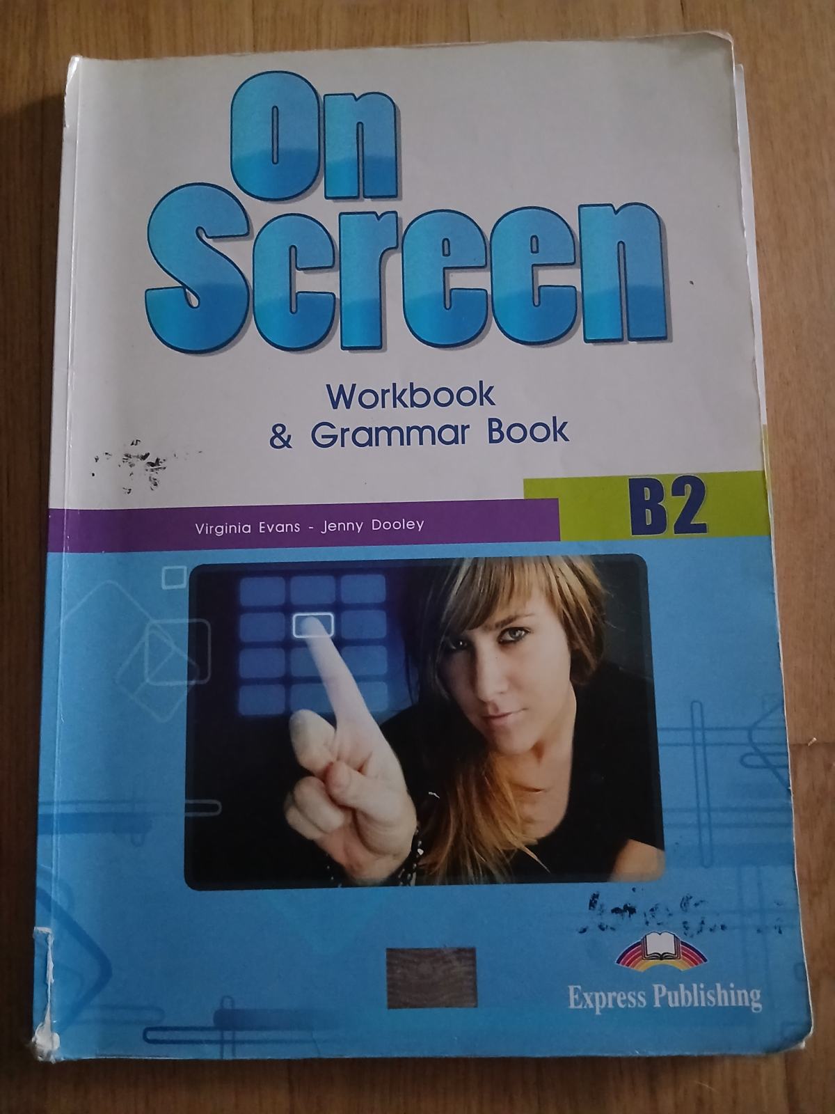 On screen B2 (workbook & grammar book)