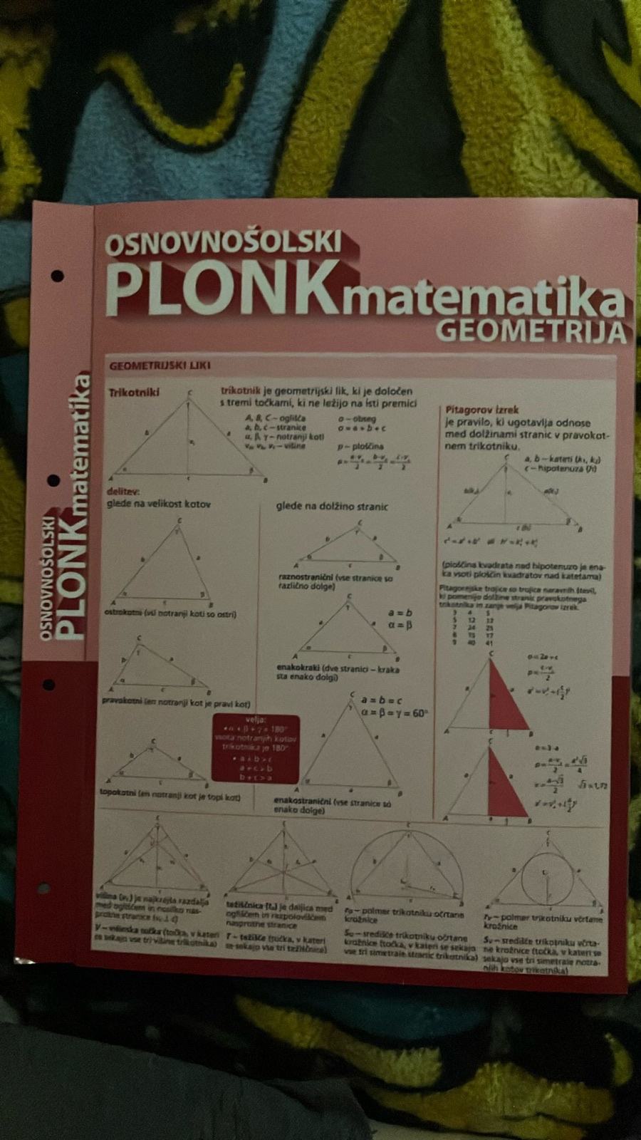 Osnovnošolski PLONK matematika GEOMETRIJA
