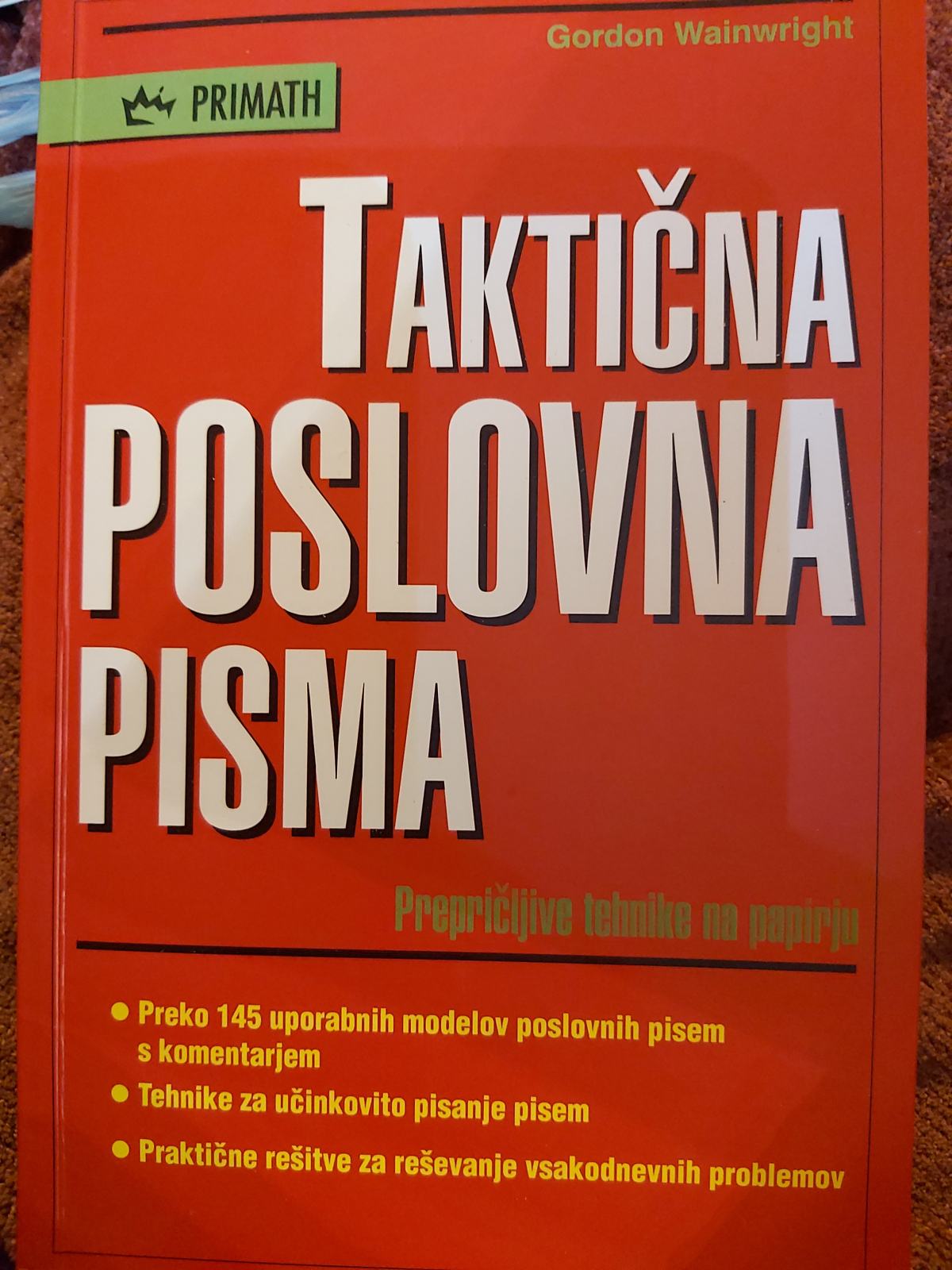 TAKTIČNA POSLOVNA PISMA