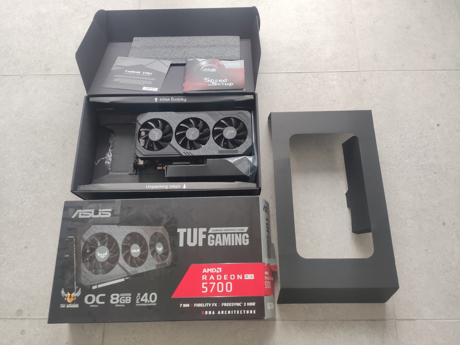 ASUS TUF Gaming X3 OC Radeon RX 5700 XT, 8 GB GDDR6