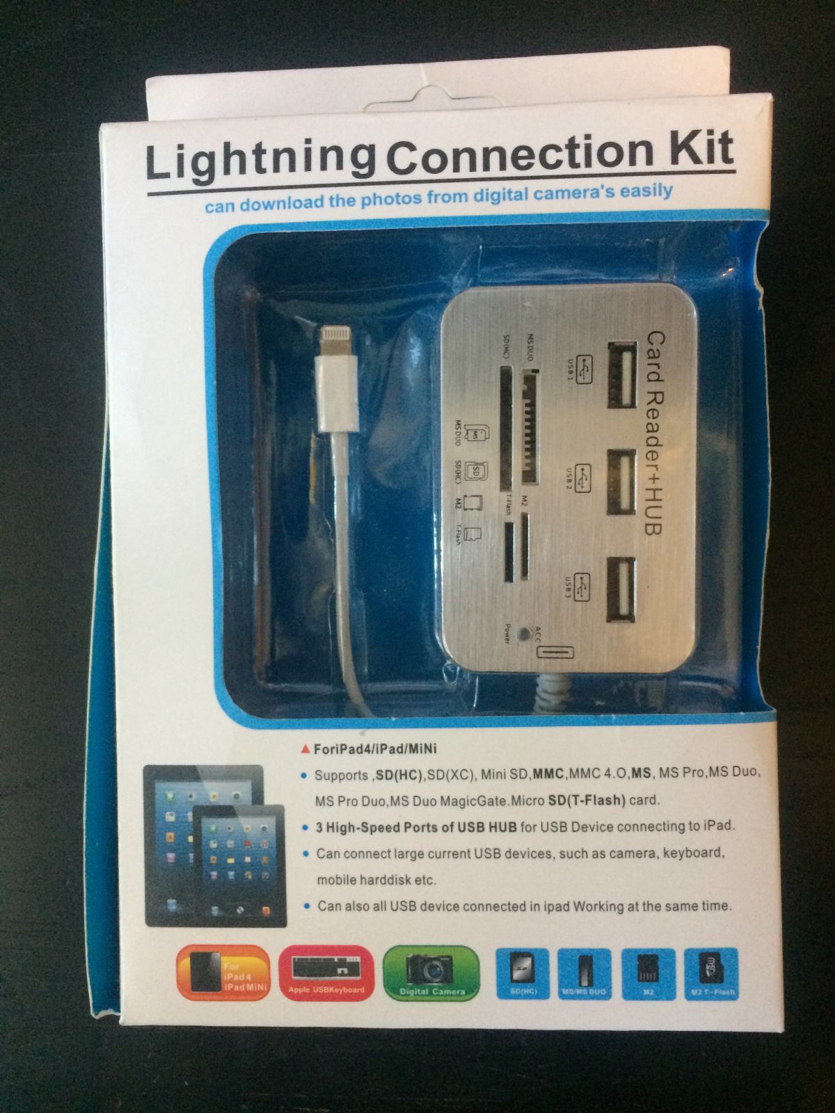 LIGHTNING CONNECTION KIT ZA IPAD