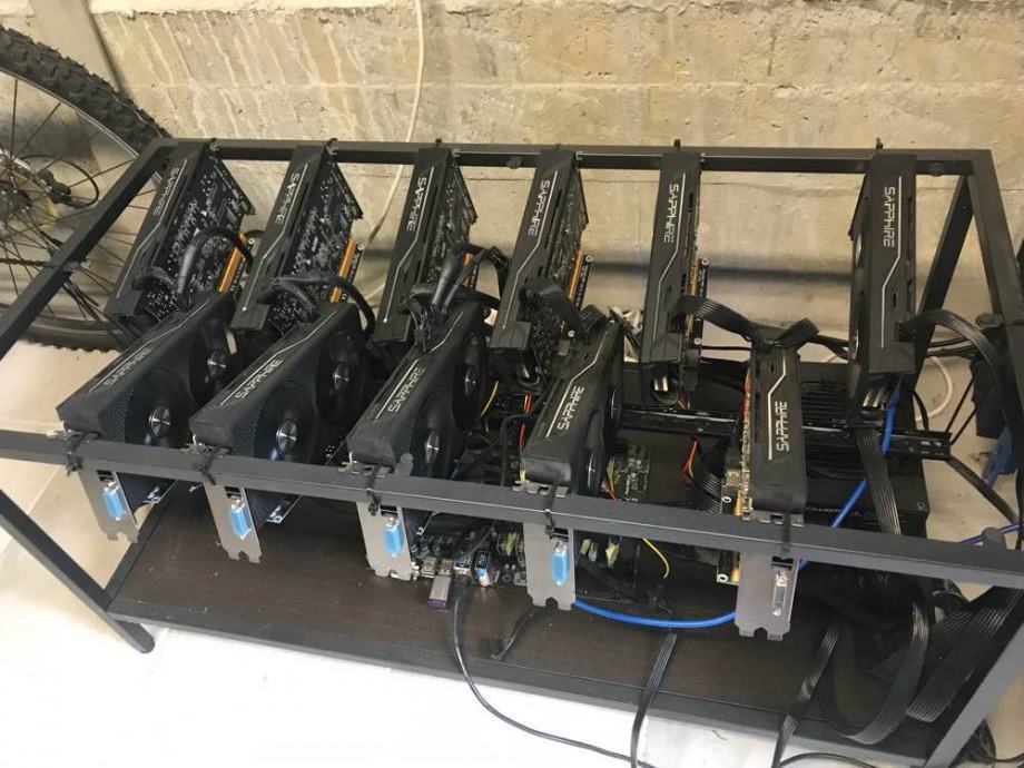 Miner Mining ring 12x RX470 RX580