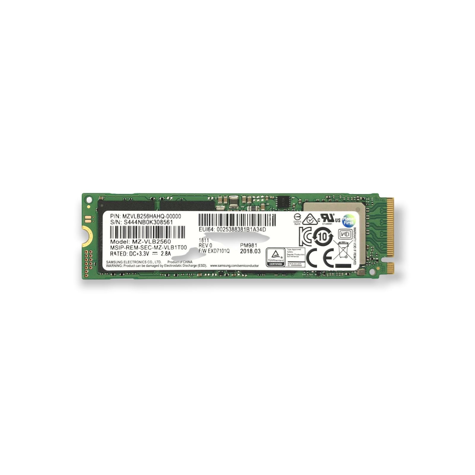 Samsung | NVME 512GB | M.2 | Flash | Shranjevanje podatkov