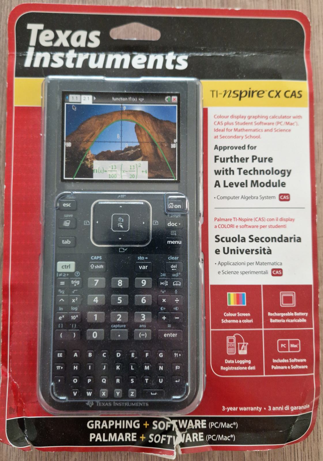 Texas Instruments Ti Nspire CX CAS grafični kalkulator