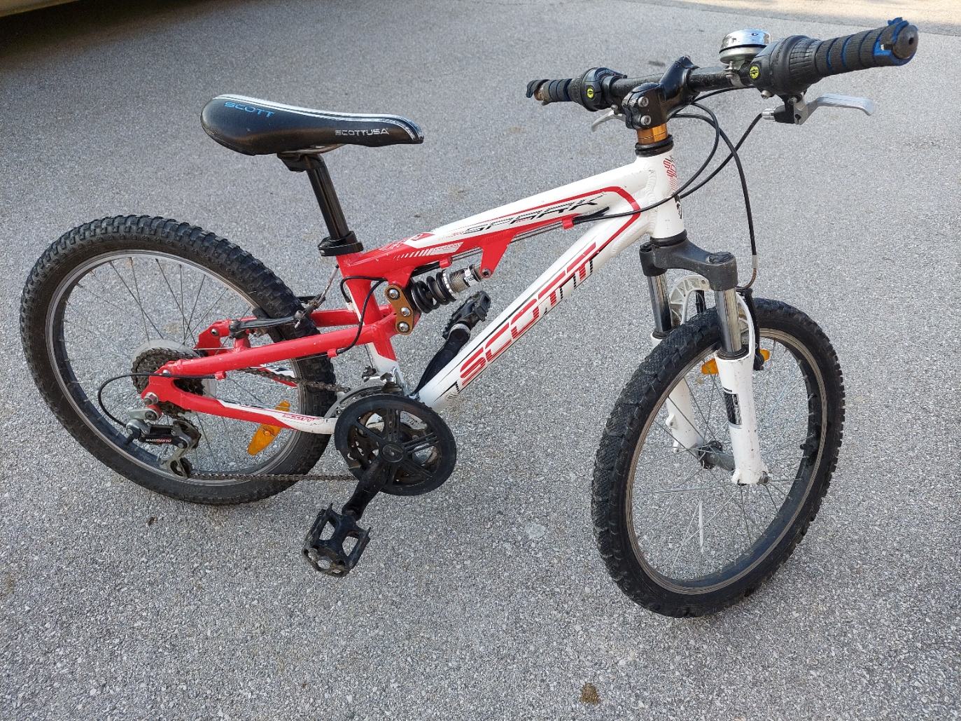Scott Spark junior, 20 col, otroško gorsko kolo, polnovzmeteno