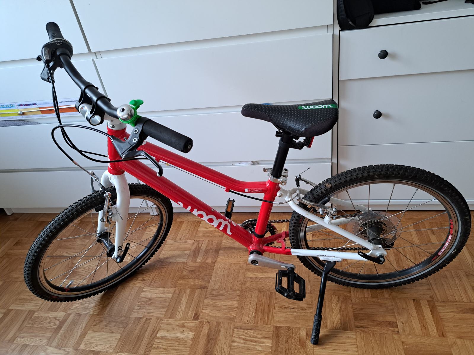 Woom 4, otroško kolo, 20 col