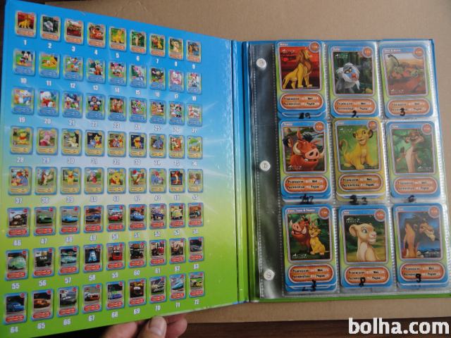 ALBUM, ZBIRAJ IN SE IGRAJ Z DISNEY JUNAKI, KOMPLET, DISNEY
