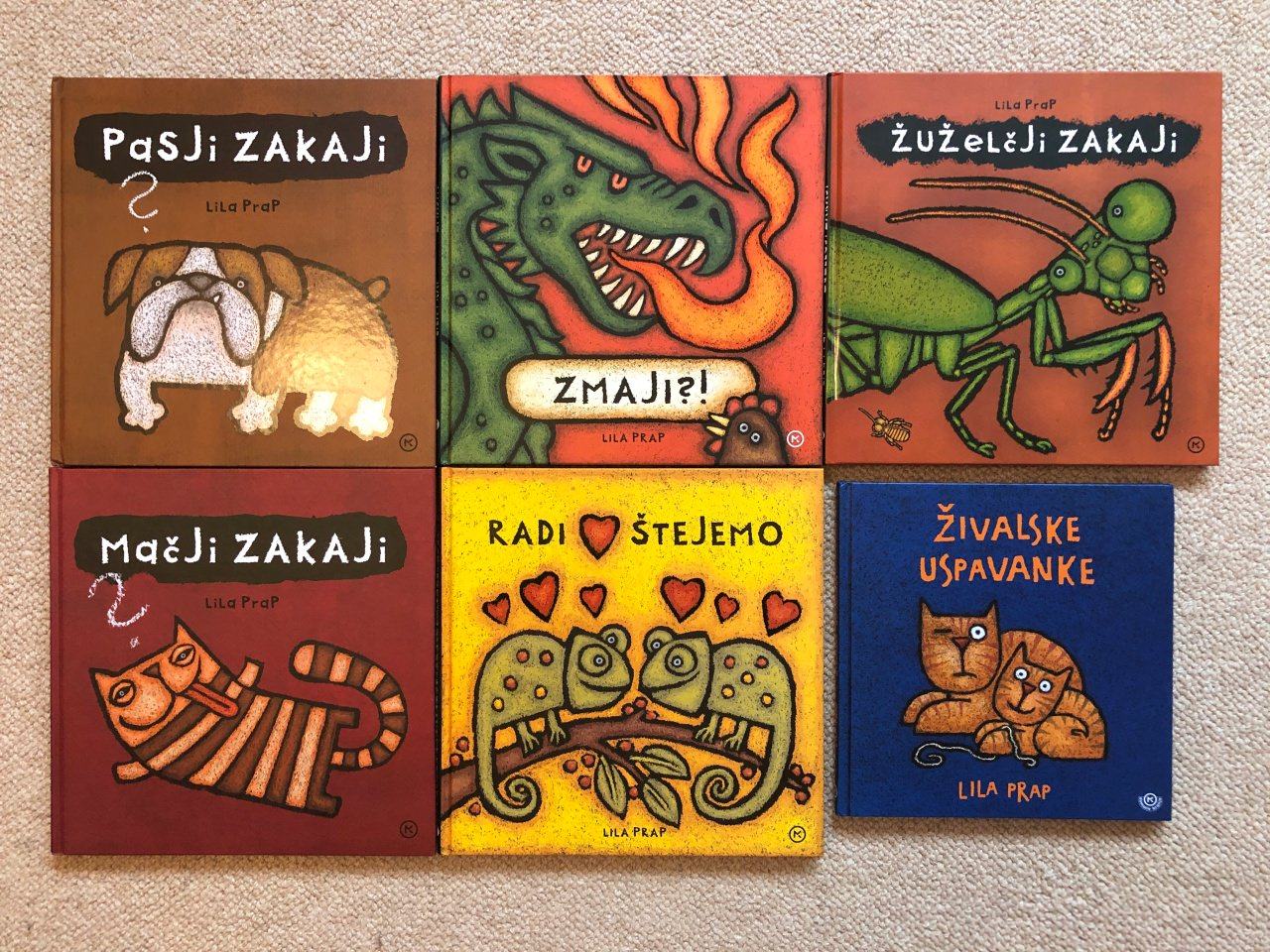 Lila Prap - 6 slikanic za otroke